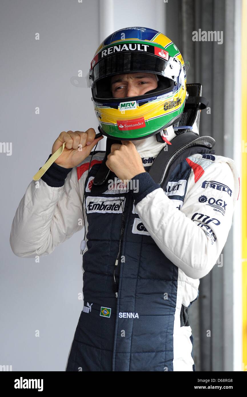 The Helmet Of Bruno Senna High Resolution Stock Photography and Images ...