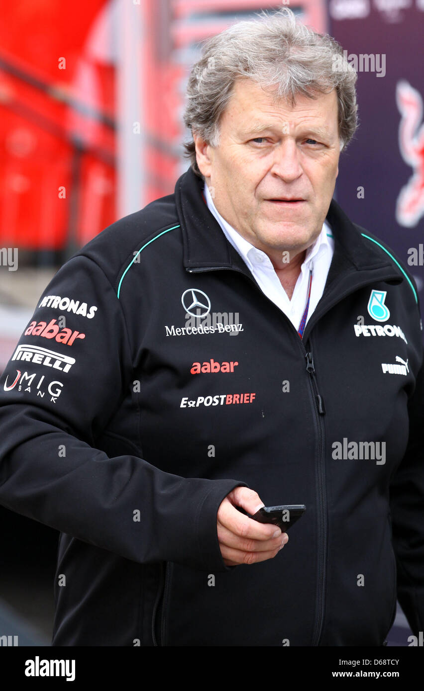 The chief motorsport of Mercedes AMG, German Norbert Haug, seen during ...