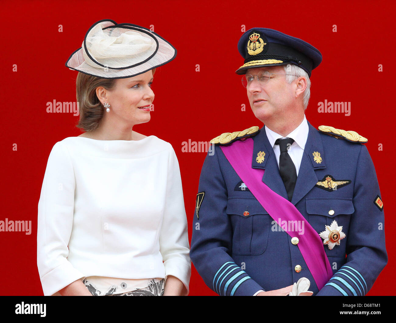 Belgian Crown Princess Mathilde and her husband Crown Prince Philippe ...