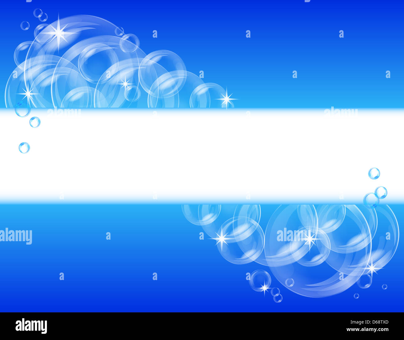 Blue bubble background Stock Photo - Alamy