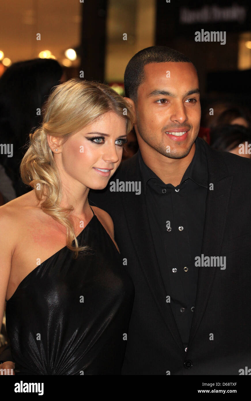 Theo walcott girlfriend melanie slade hi-res stock photography and ...