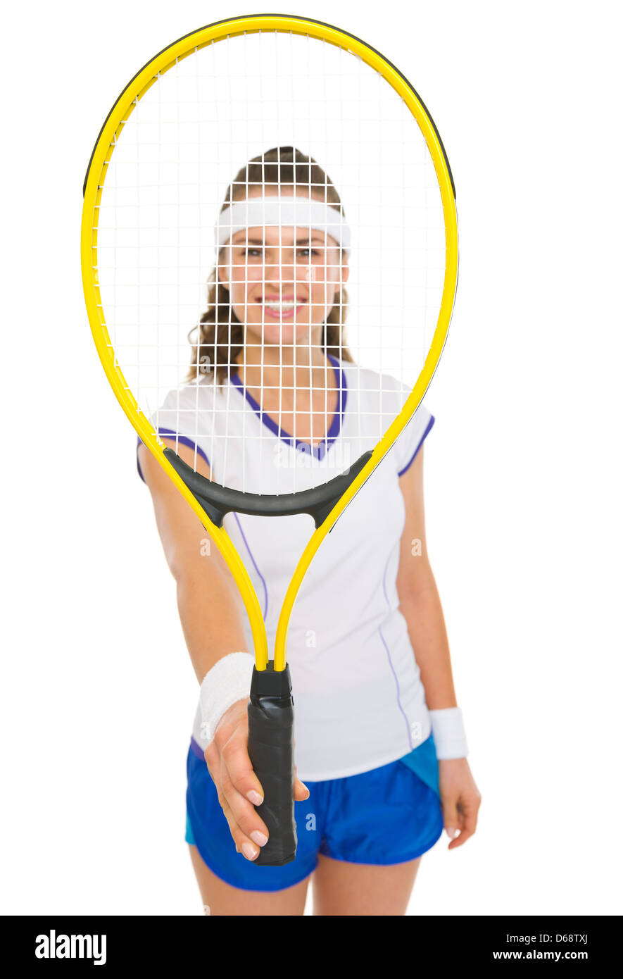 Female tennis face hi-res stock photography and images - Alamy