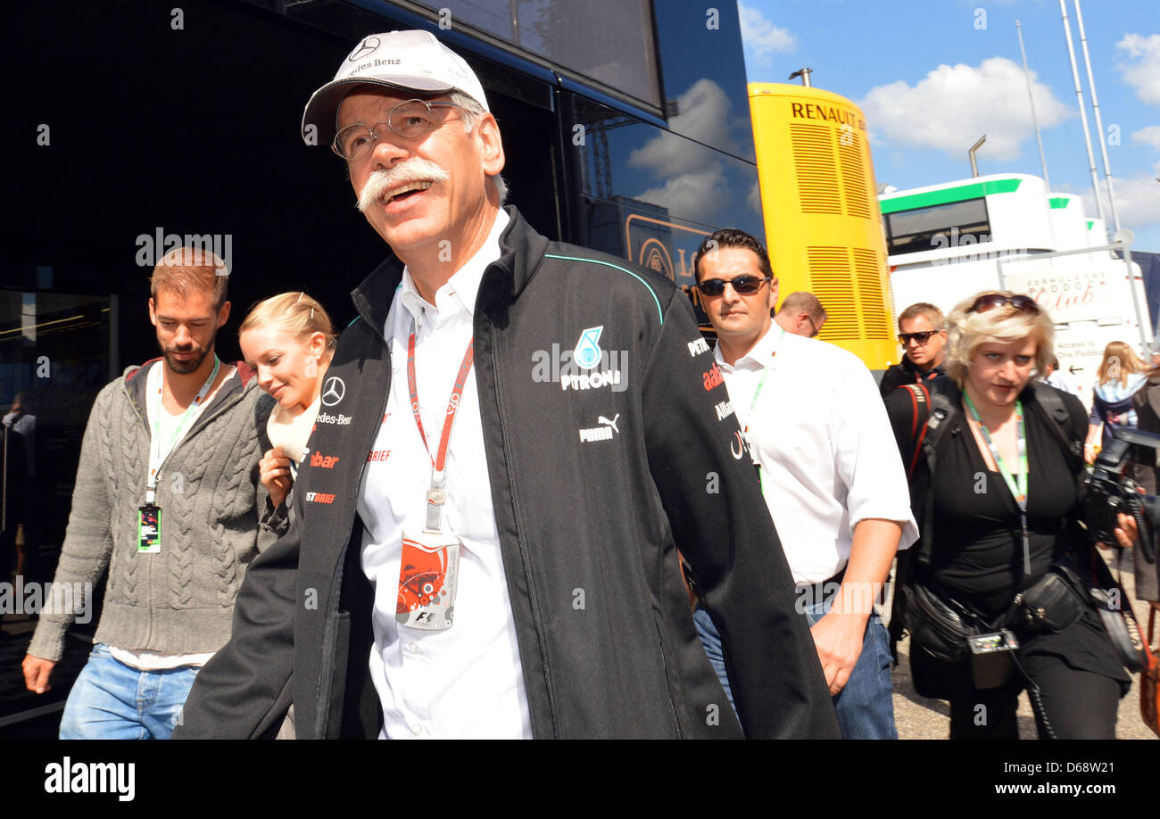 CEO of Daimler AG and Head of Mercedes-Benz Car Division Dieter Zetsche ...