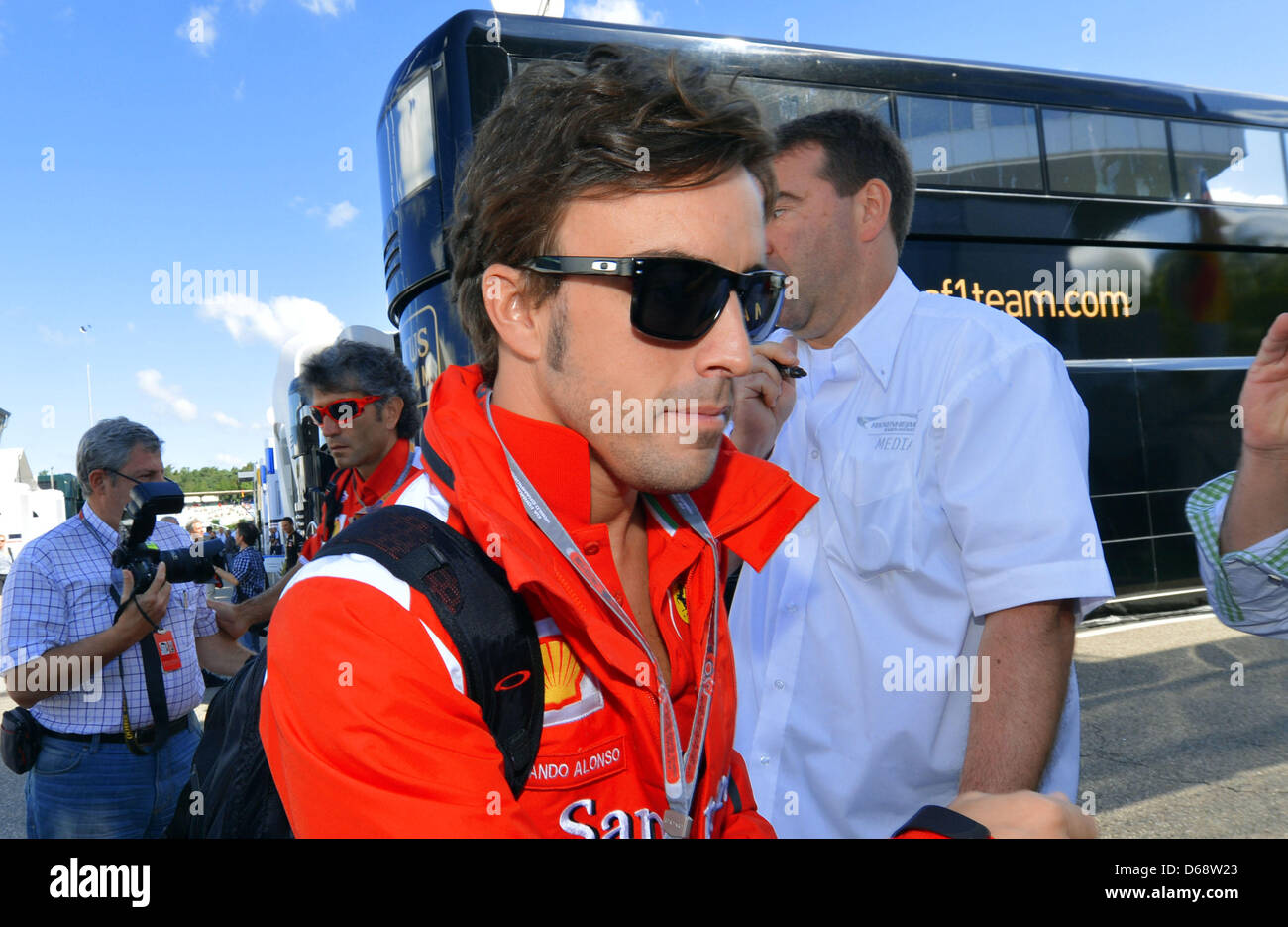 Spanish Formula One driver Fernando Alonso of Ferrari pictured in the ...