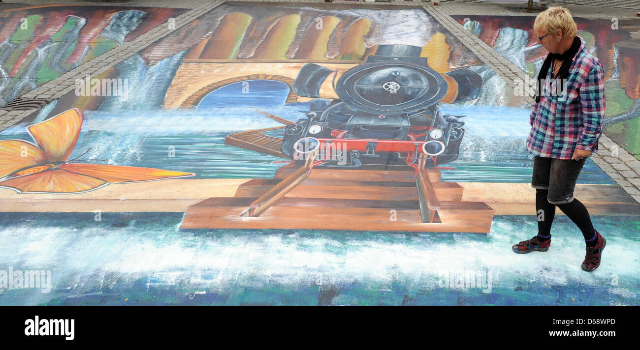 Berlin 3D-artist Christiane Jessen-Richardsen views her gigantic ...