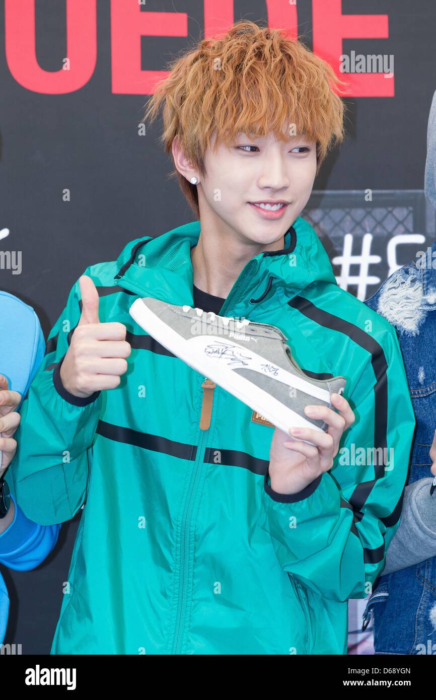 Boy group B1A4 at PUMA autograph signing activity in Seoul, South Korea ...