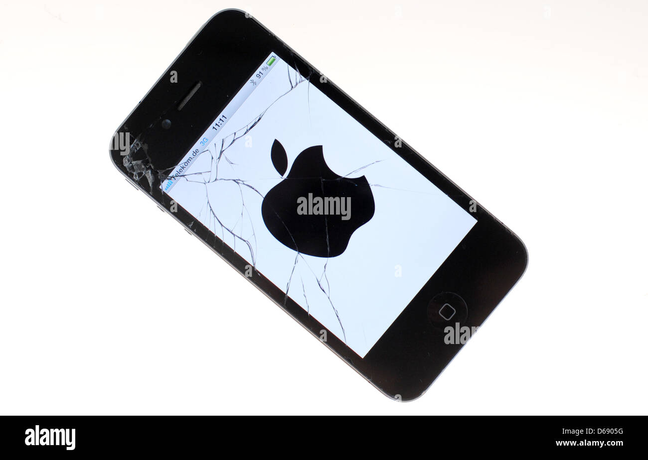 ILLUSTRATION - An illustrated picture shows the logo of Apple Inc. on ...