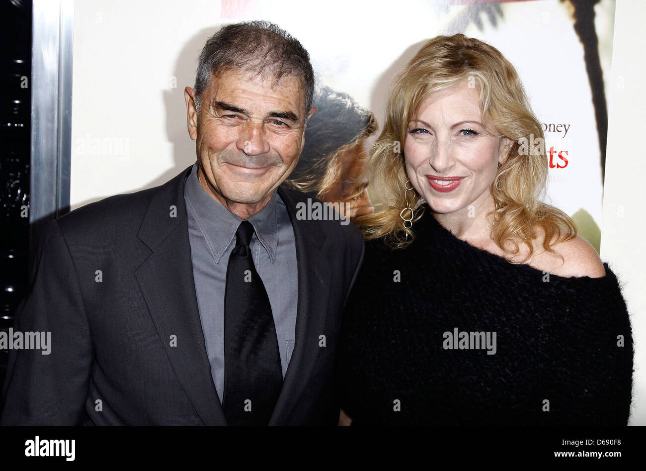 Robert Forster and actress Denise Grayson Premiere of 'The Descendants ...