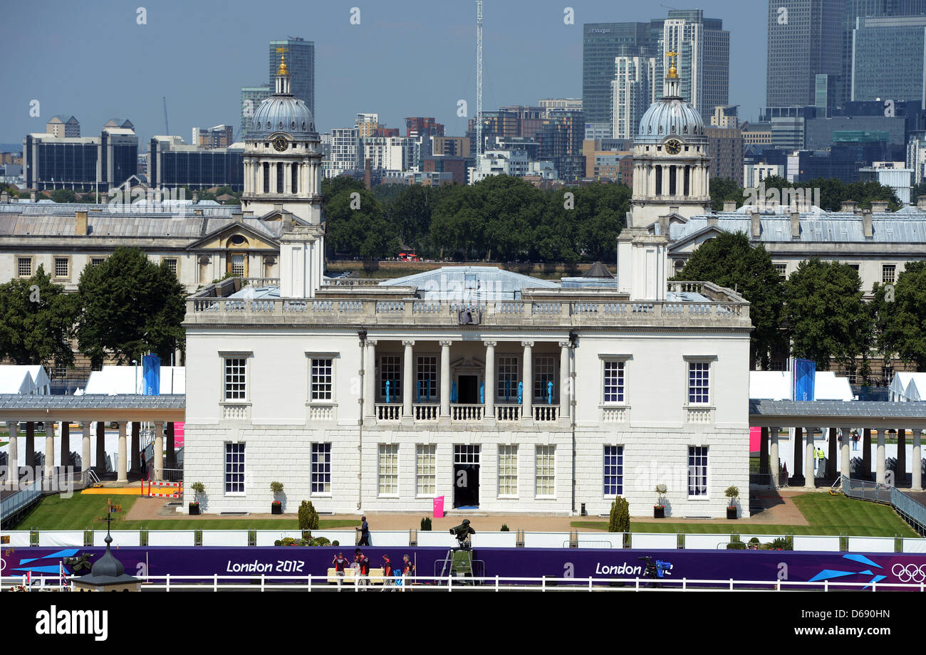 The Queens House at the Olympic equestrian arena in London, Britain, 25 ...