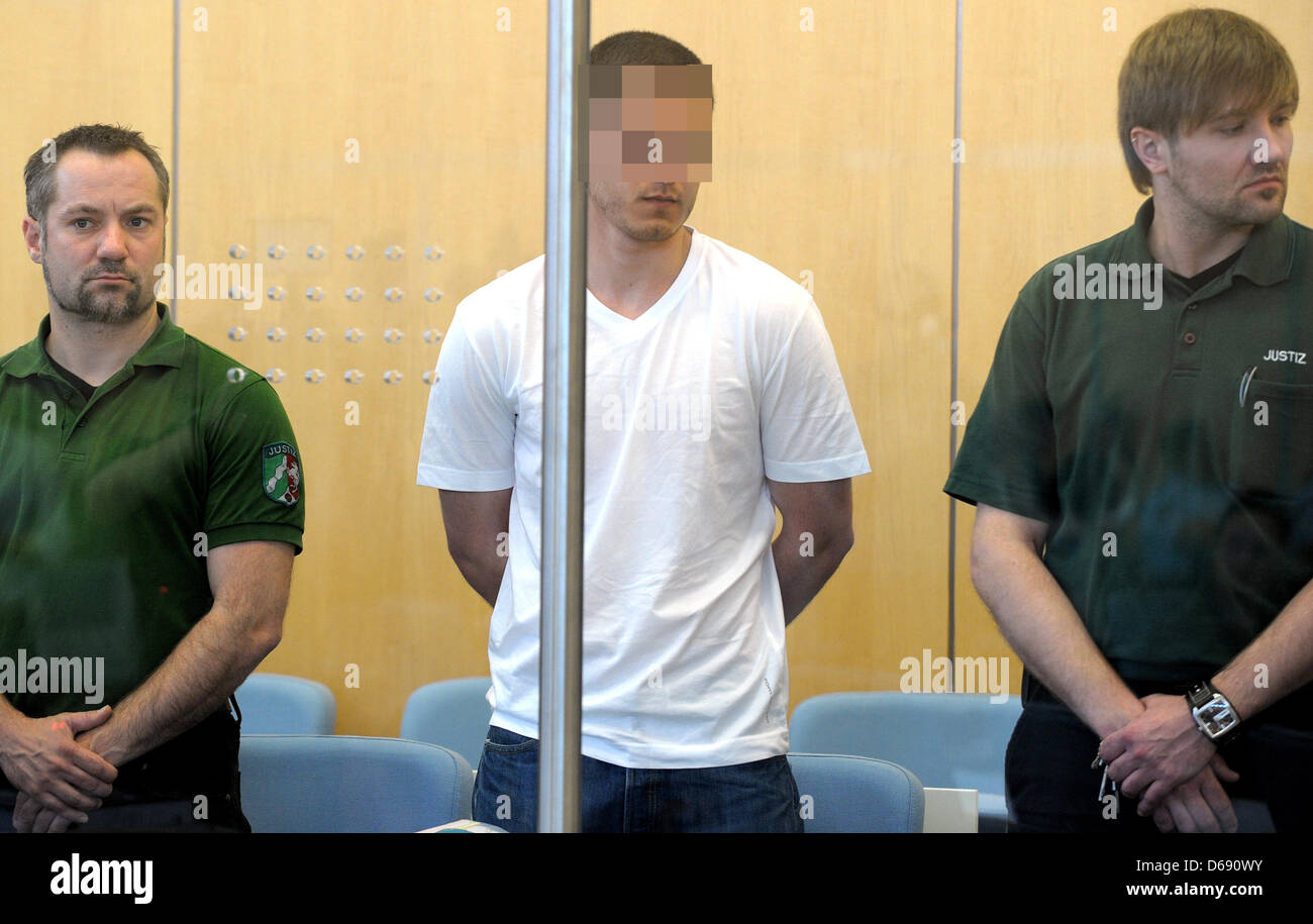 NEW! Defendant Amid C. appears in court in Duesseldorf, Germany, 25 ...