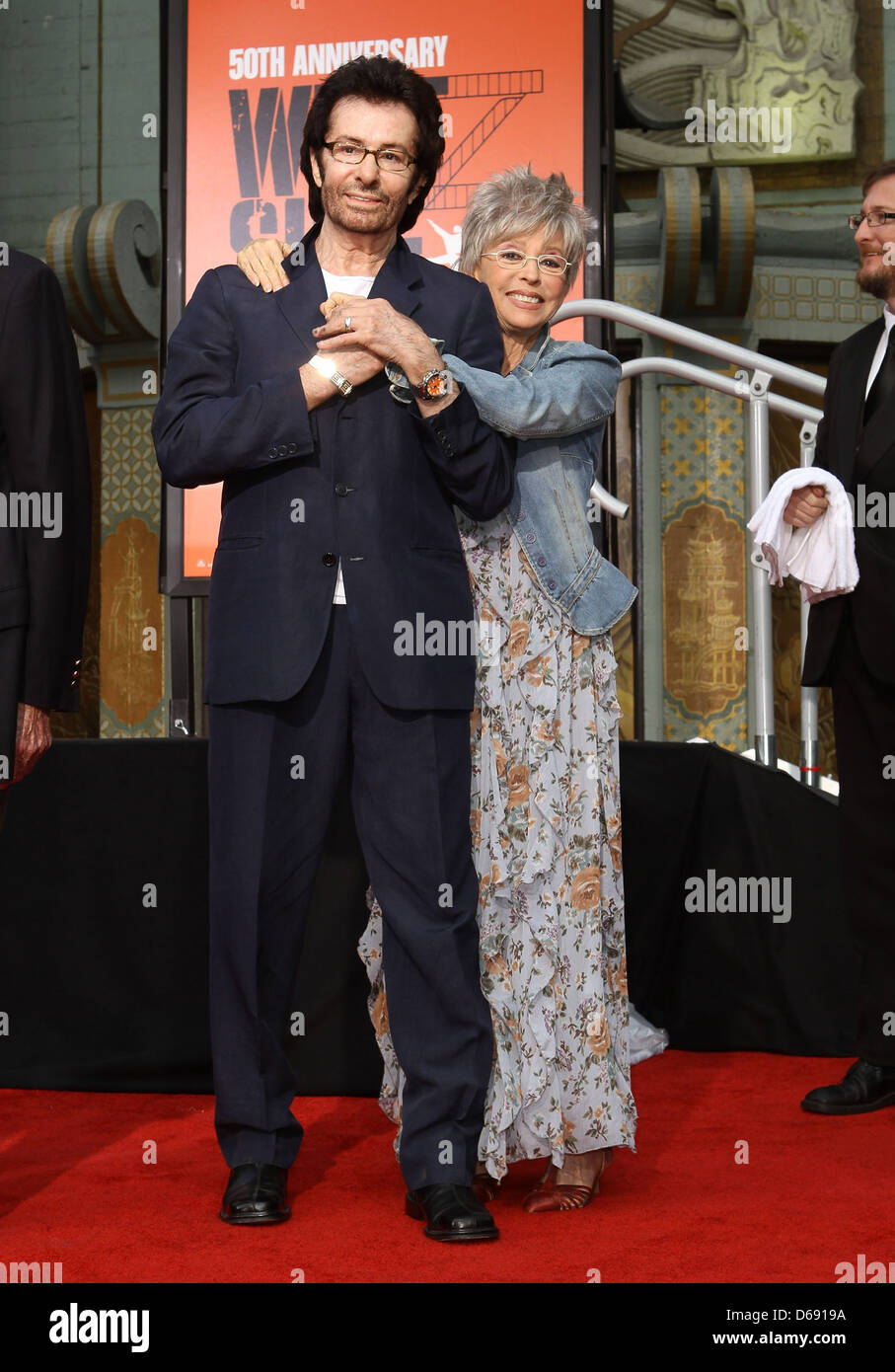 Rita Moreno, George Chakiris Hand and footprint ceremony celebrating ...