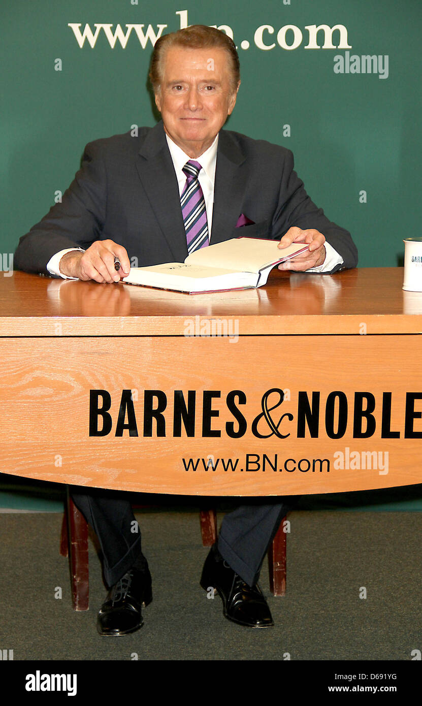 Regis Philbin signs his new book 'How I Got This Way' at the Fifth ...