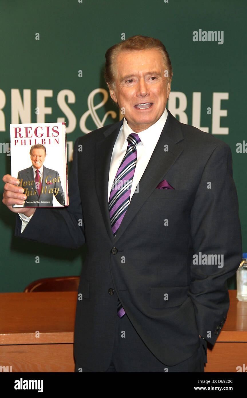 Regis Philbin signs his new book 'How I Got This Way' at the Fifth ...