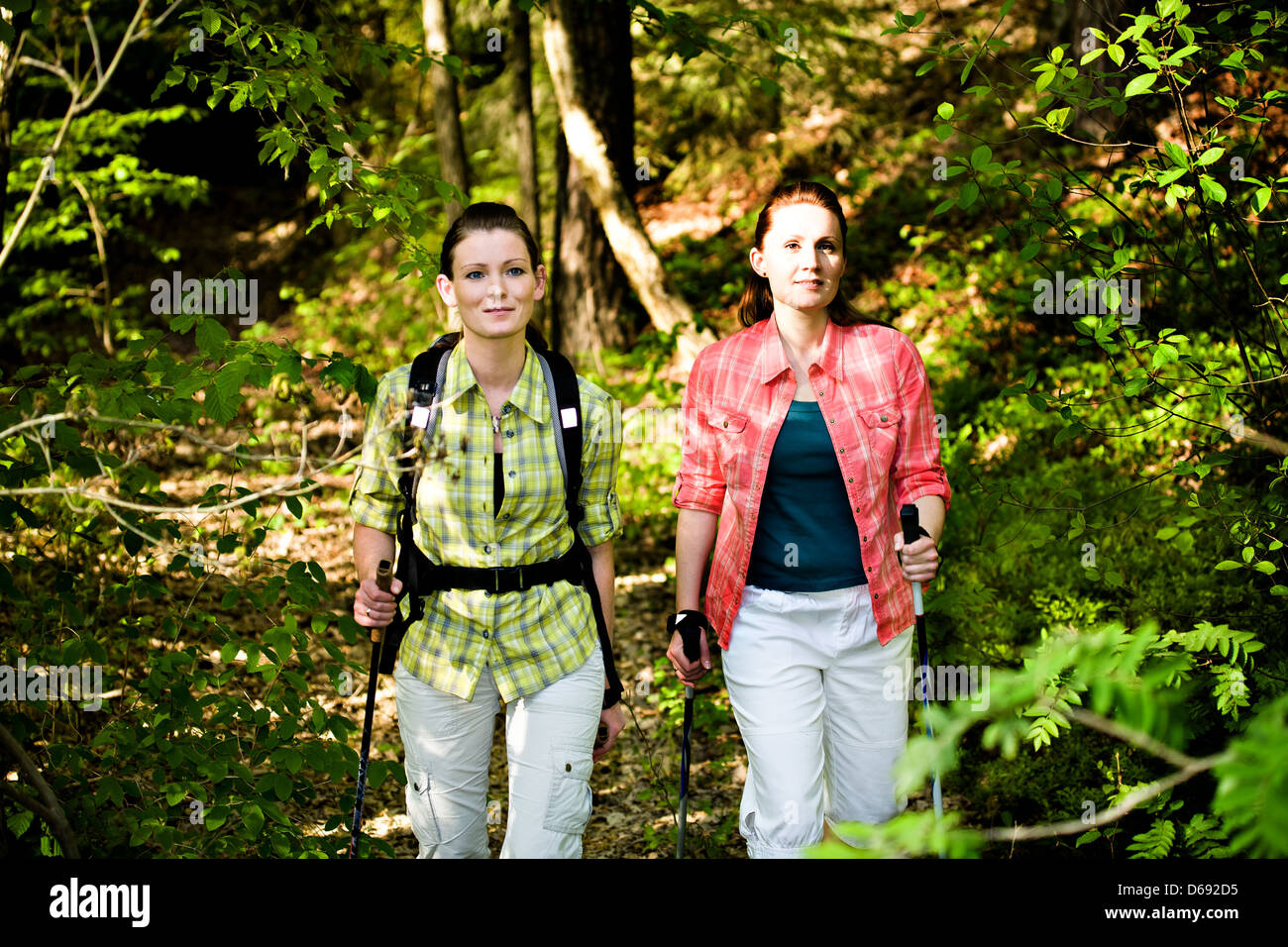Hiking In The Wild Nature Stock Photo - Alamy