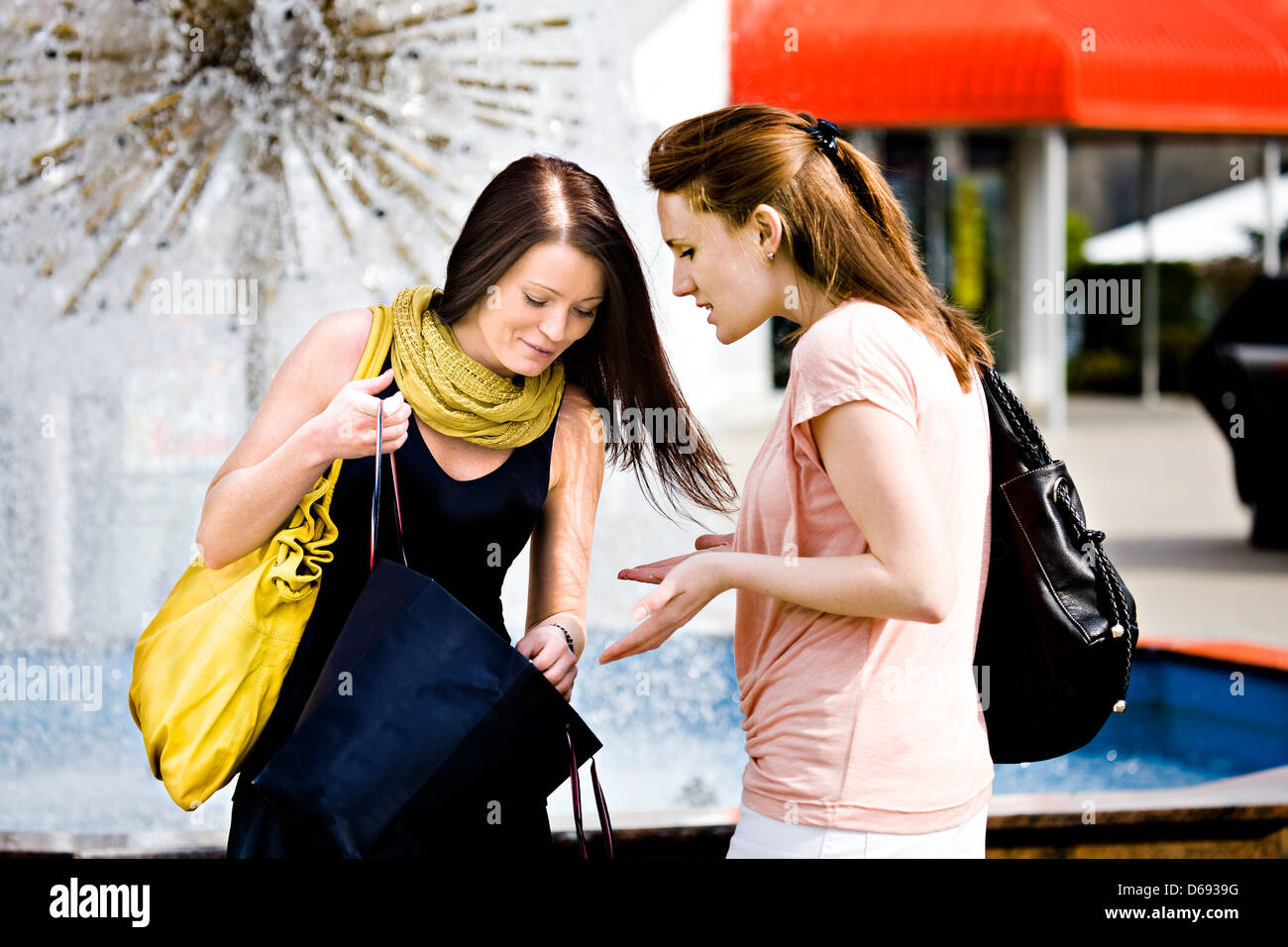 shopping in the city Stock Photo - Alamy
