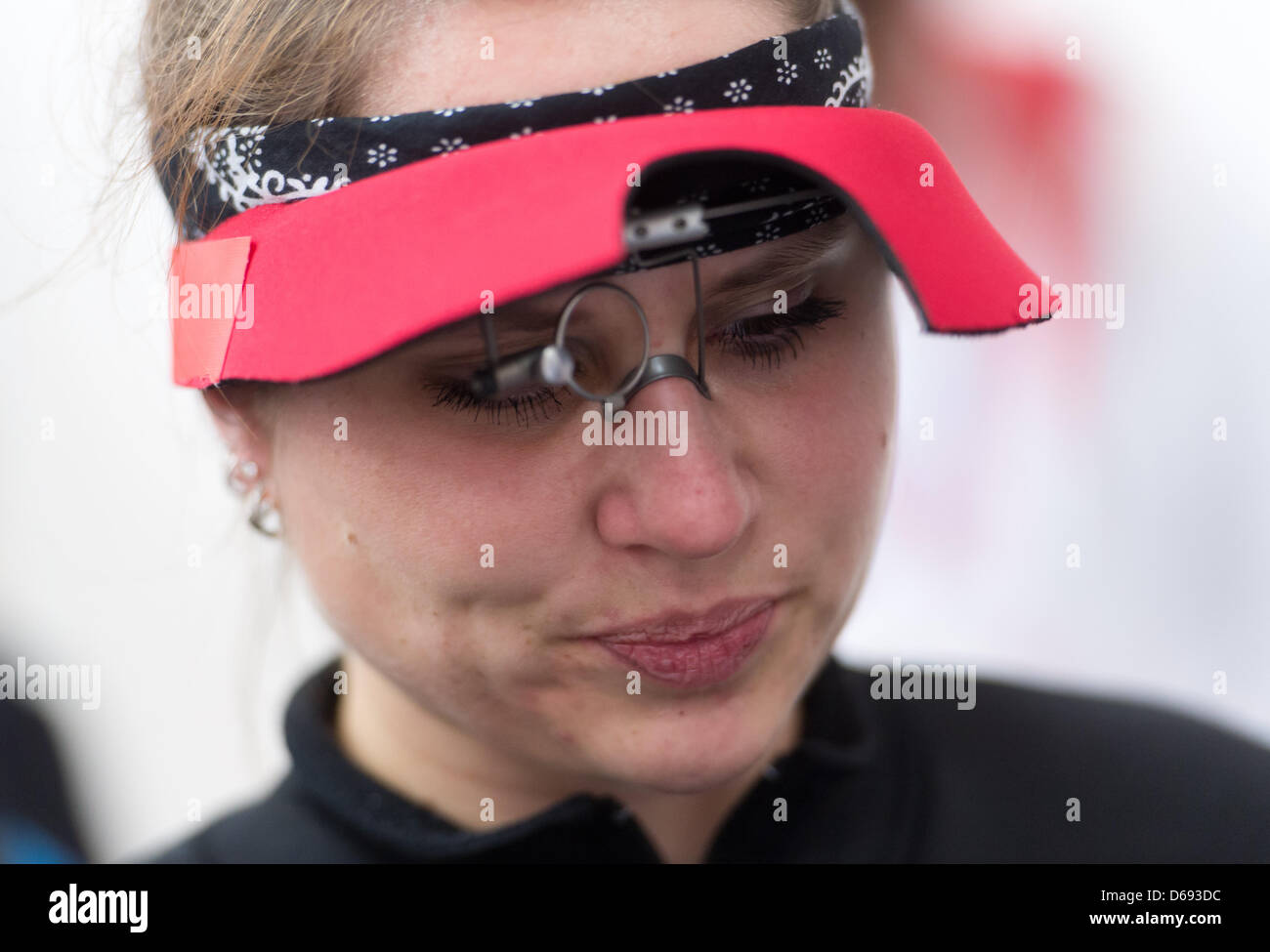 Jessica Mager of Germany competes in the women's 10 meter air rifle ...