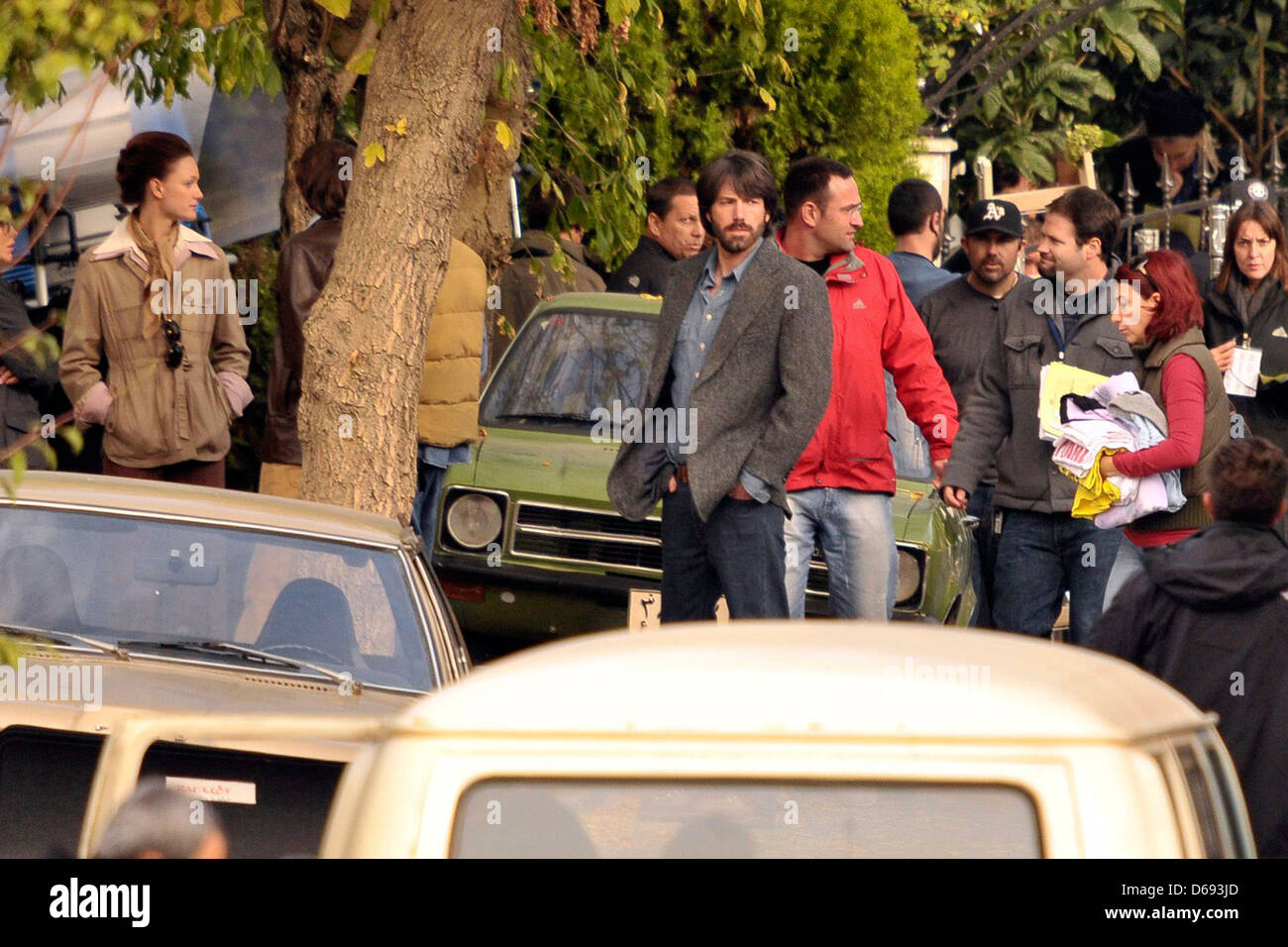 Ben Affleck on the set of his new film 'Argo' 'Argo' is set during the ...