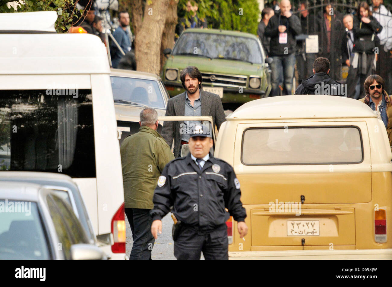 Ben Affleck on the set of his new film 'Argo' 'Argo' is set during the ...