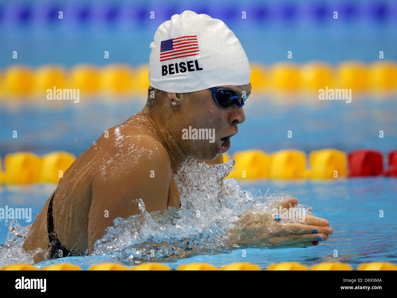 Elizabeth Beisel of the United States of America (USA) competes in the ...