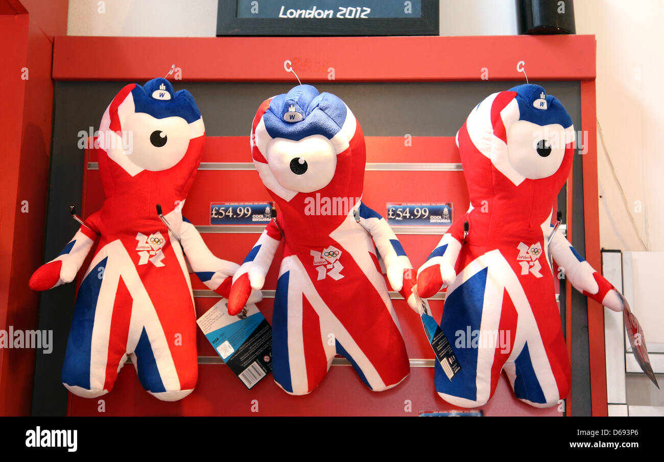 The official london 2012 olympic mascot hi-res stock photography and ...
