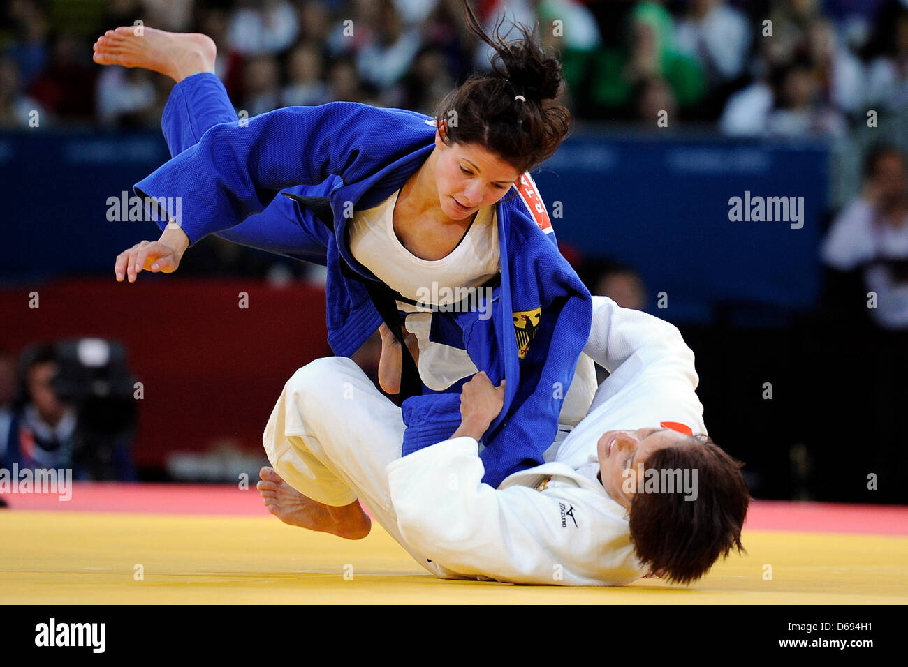 Germanys romy tarangul during competition hi-res stock photography and ...