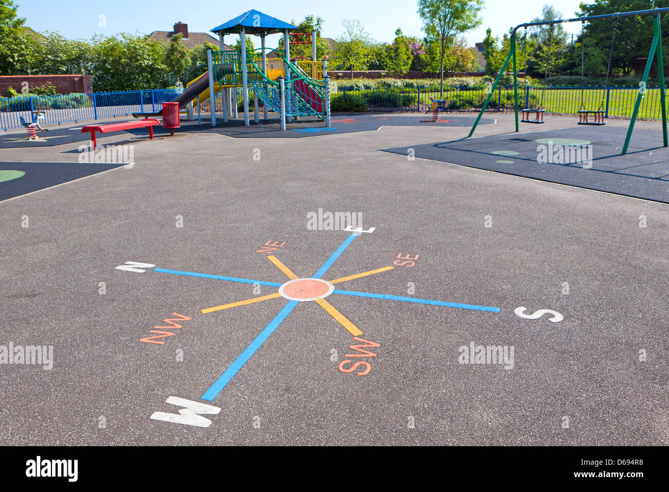 A colorful children playground Stock Photo - Alamy