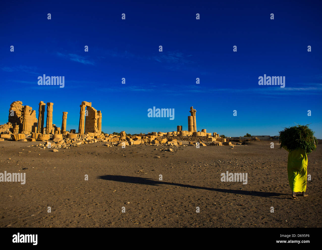 The Big Soleb Temple Built By Amenophis Iii, Soleb, Sudan Stock Photo ...