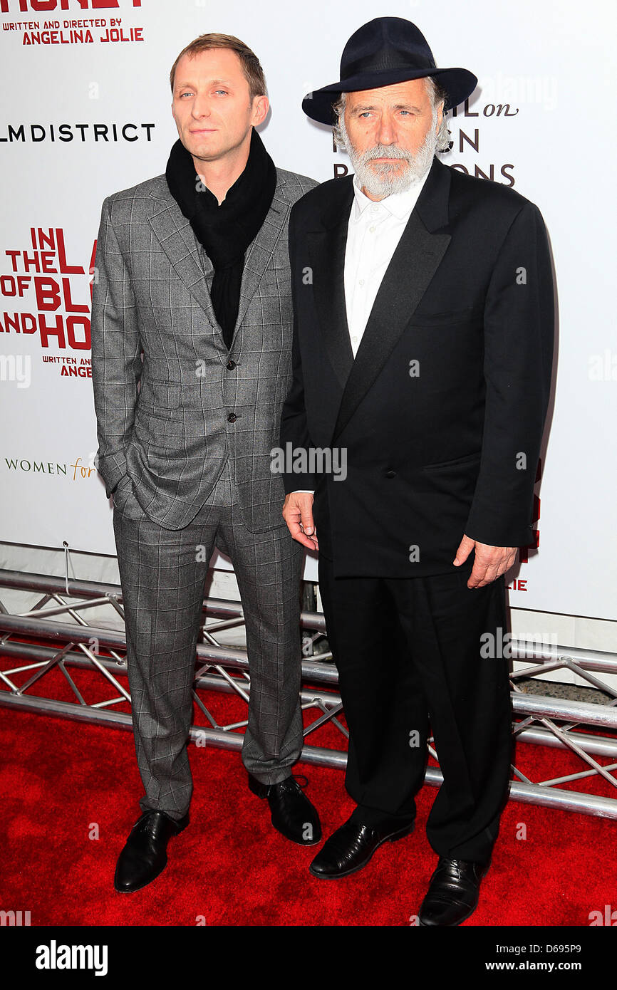 Goran Kostic Rabe Serbedzija Premiere of 'In the Land of Blood and ...