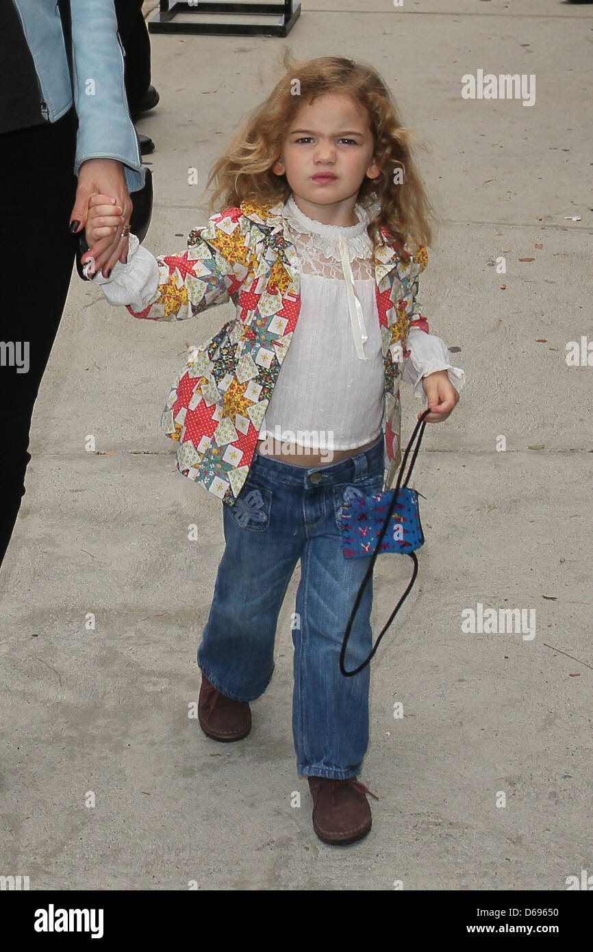 Michelle Monaghan and daughter Celebrities arrive at the 'Harajuku Mini ...