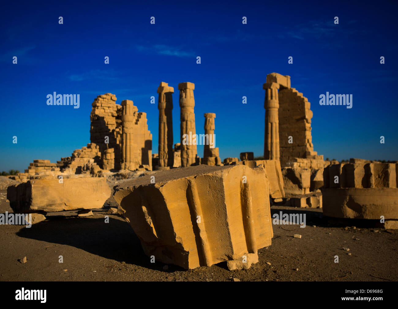 The Big Soleb Temple Built By Amenophis Iii, Soleb, Sudan Stock Photo ...