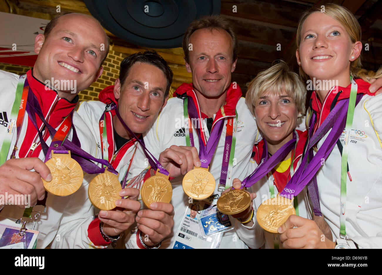 Gold medal winning german team hi-res stock photography and images - Alamy