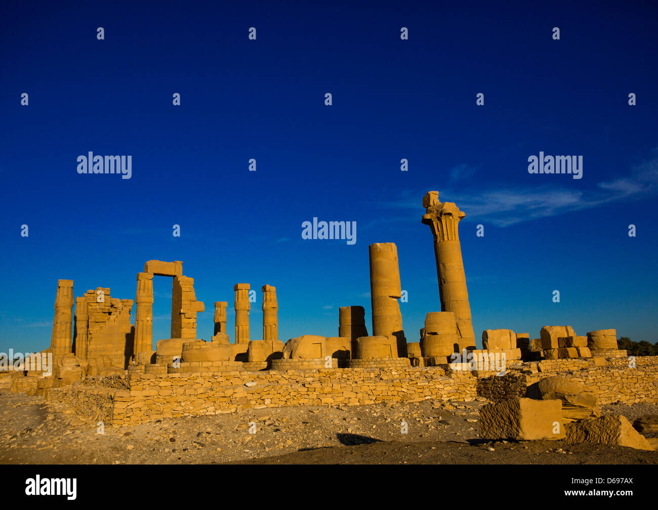 The Big Soleb Temple Built By Amenophis Iii, Soleb, Sudan Stock Photo ...