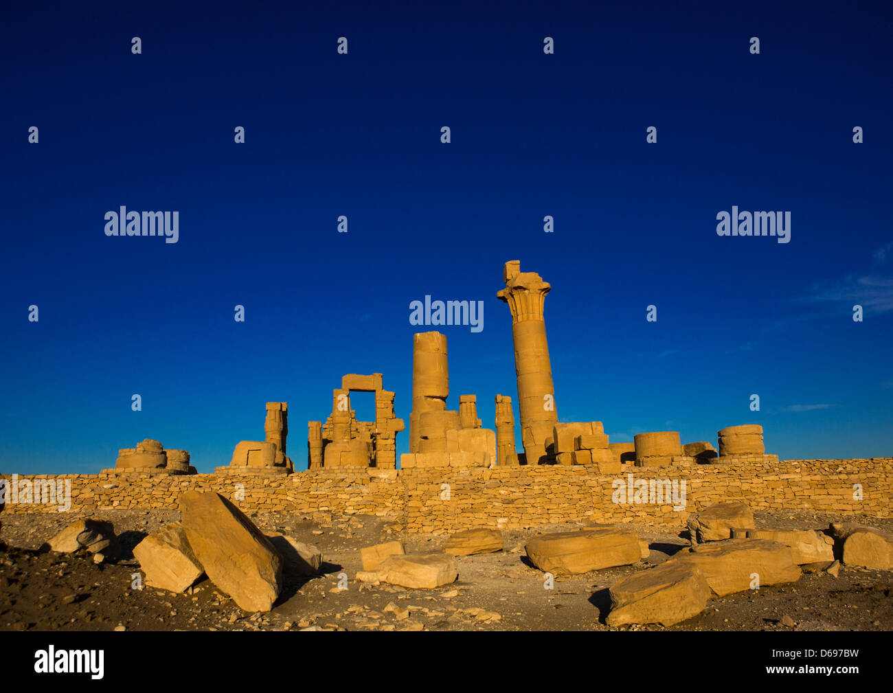 The Big Soleb Temple Built By Amenophis Iii, Soleb, Sudan Stock Photo ...