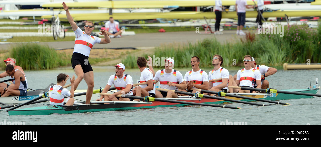 Filip Adamski (R-L), Andreas Kuffner, Eric Johannesen, Maximilian ...