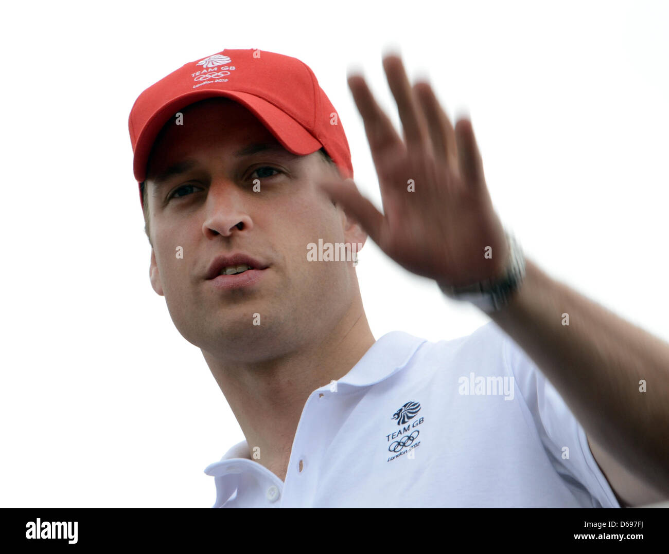 Prince William attends the rowing competitions during the London 2012 ...