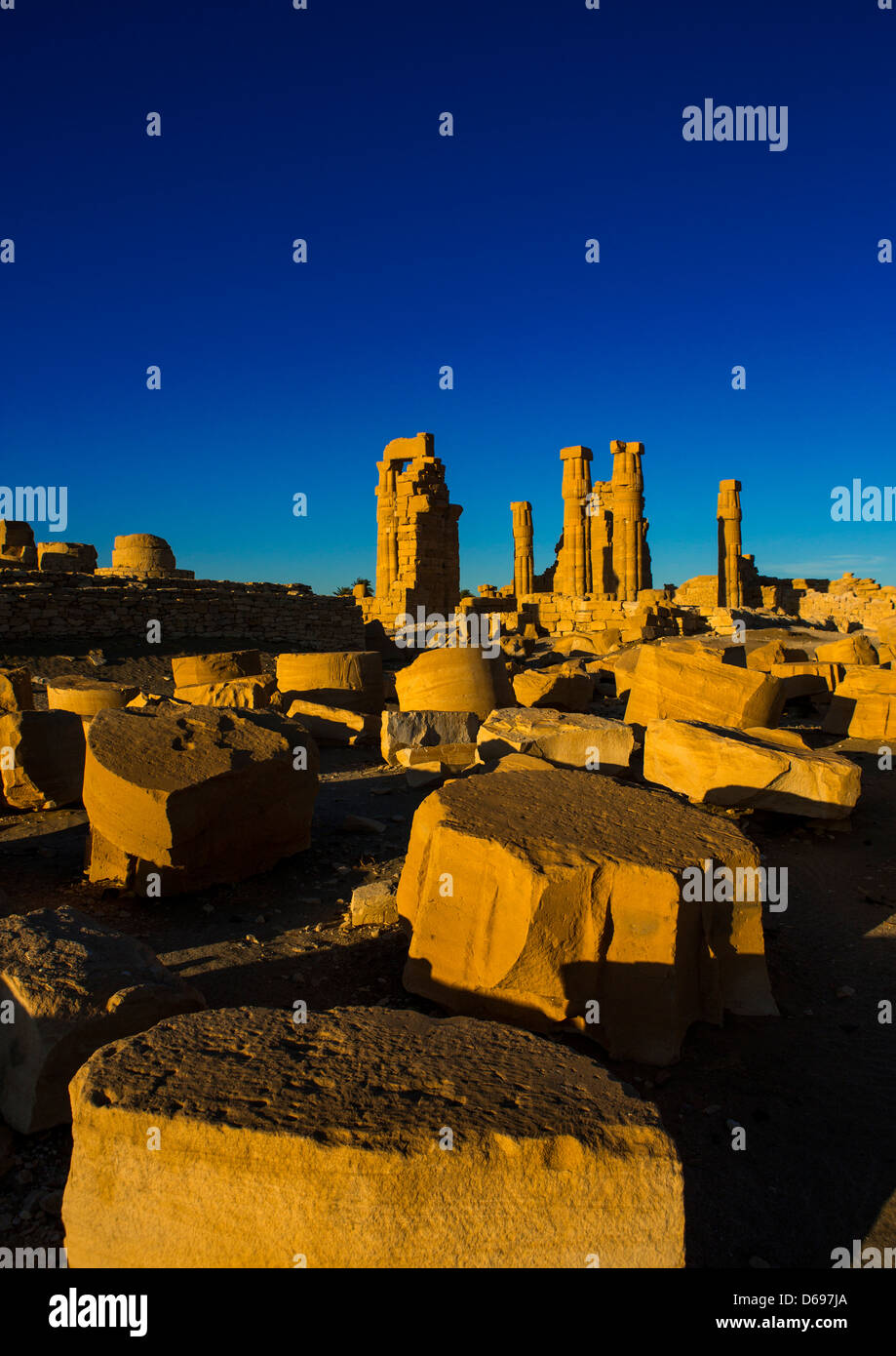 The Big Soleb Temple Built By Amenophis Iii, Soleb, Sudan Stock Photo ...