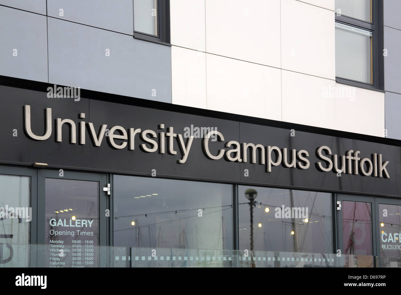 the regeneration of the port of ipswich on the sussex coast Stock Photo ...