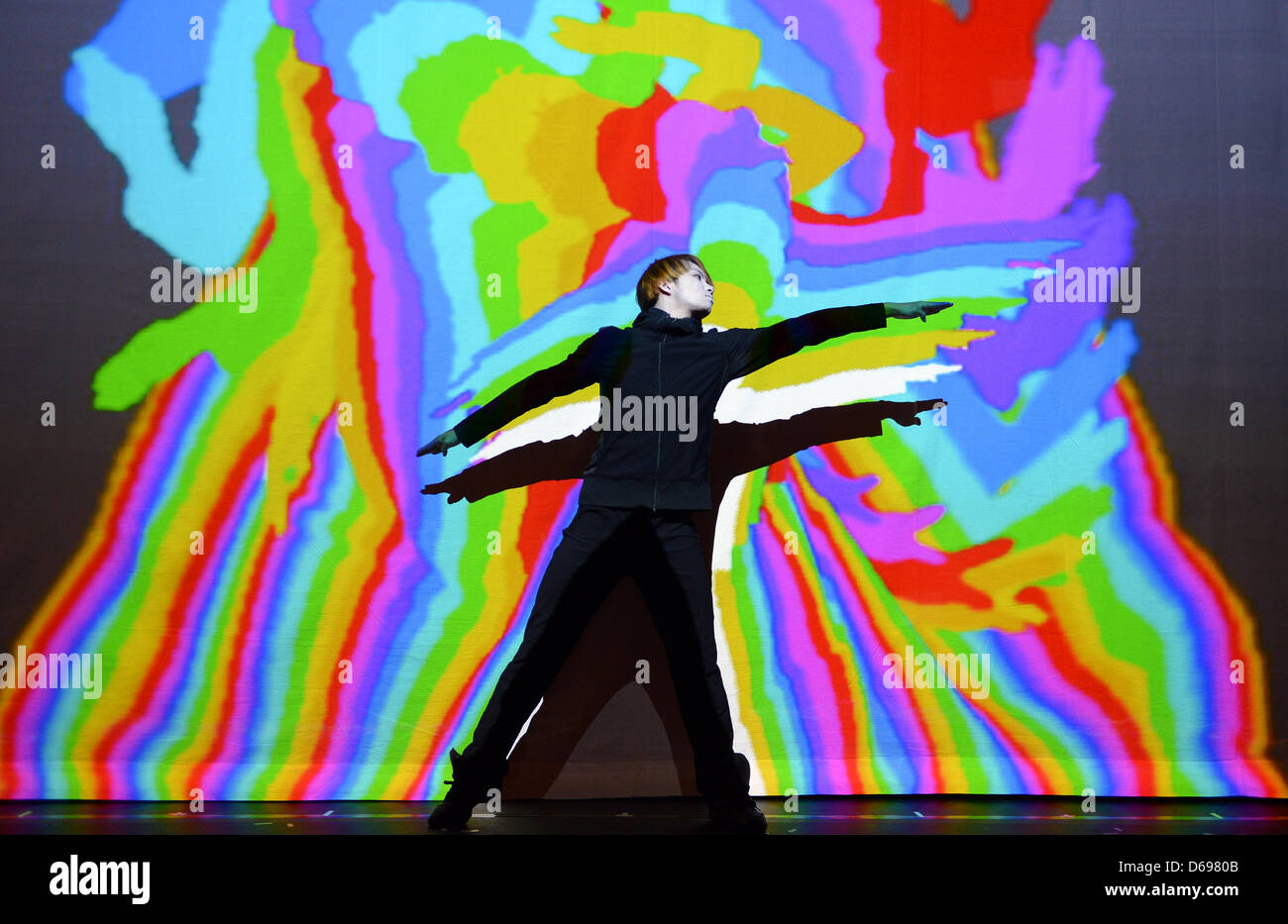 Yohei of the Japanese group Siro-A performs on stage of the ...
