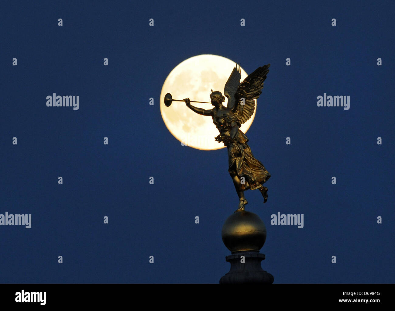 Angel on the moon hi-res stock photography and images - Alamy