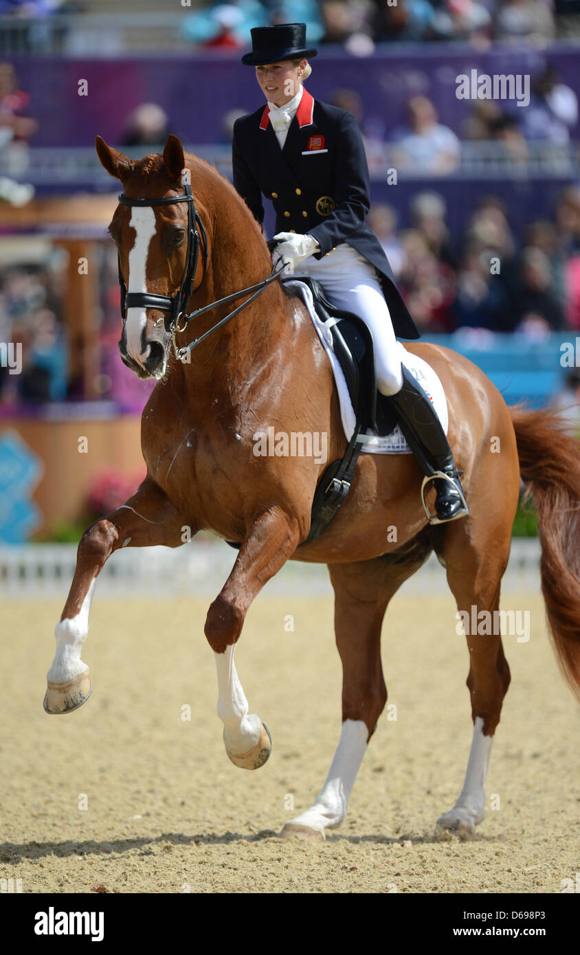 British dressage rider laura bechtolsheimer hi-res stock photography ...
