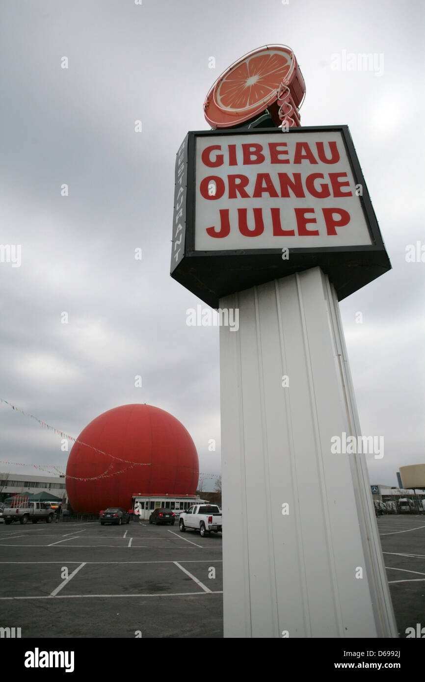 The Orange Julep in Montreal, Quebec Stock Photo - Alamy