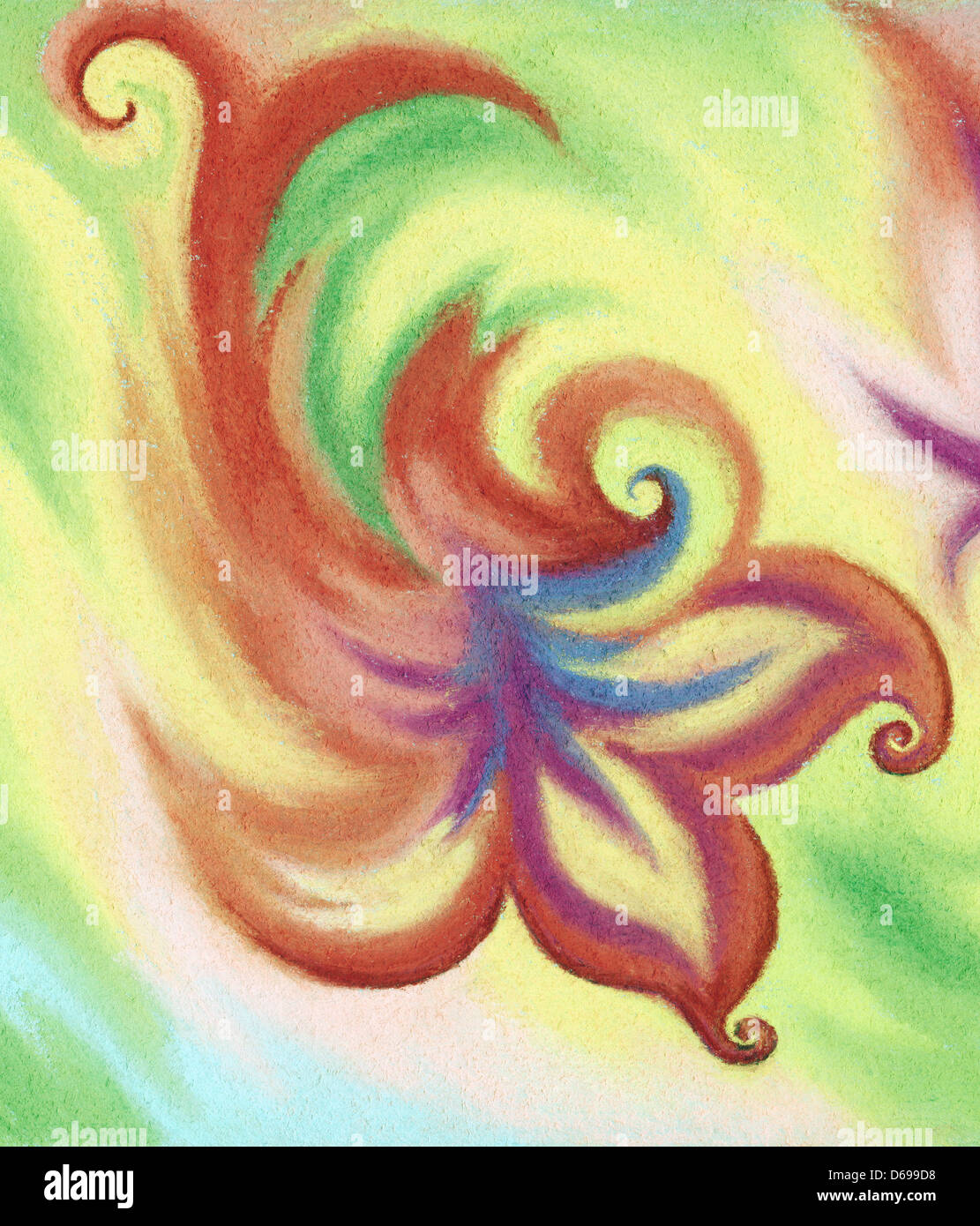 Picture, pastel, abstract Stock Photo - Alamy