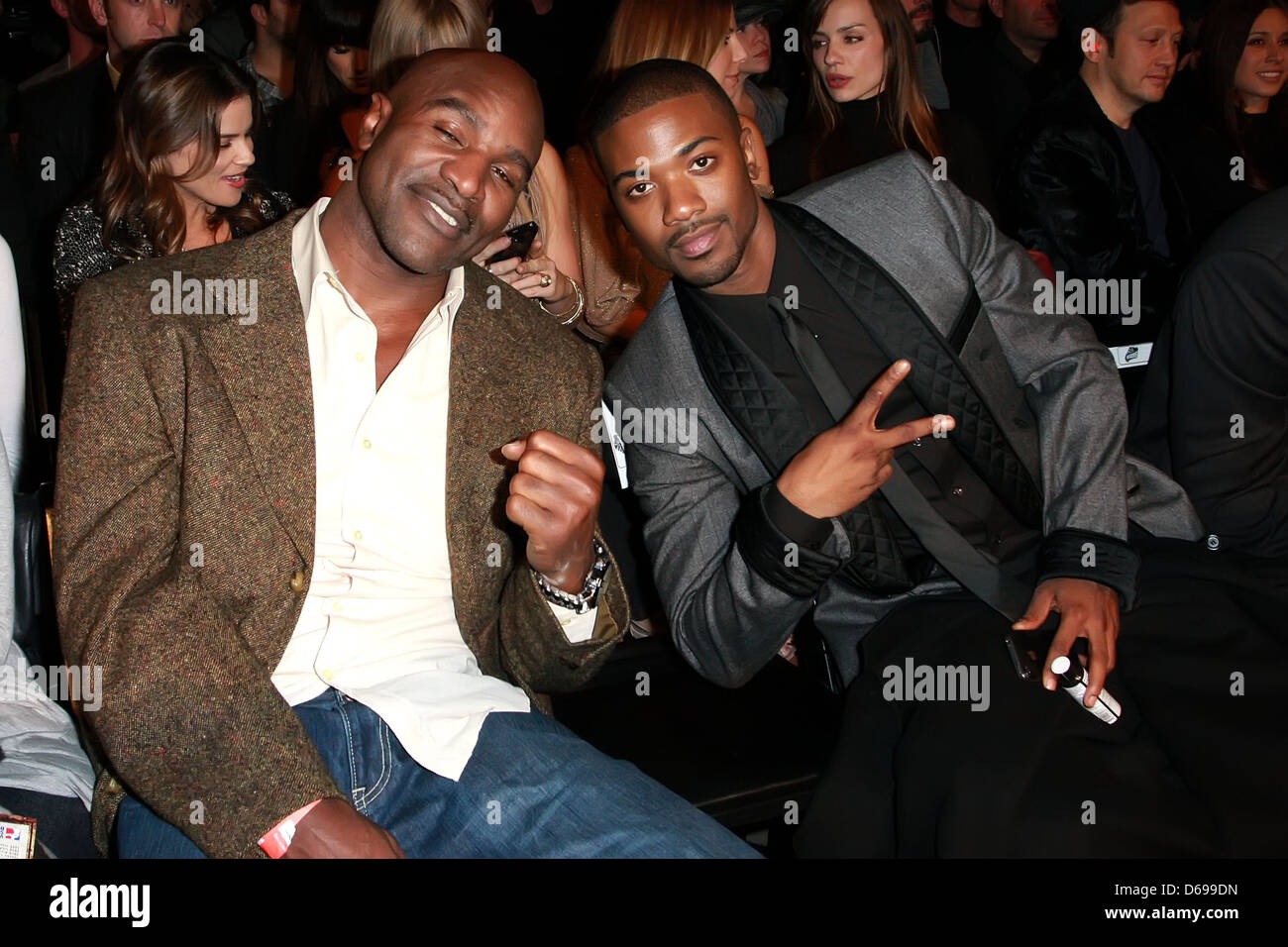 Evander Holyfield and Ray J Celebrities at The Music Box for The L.A ...