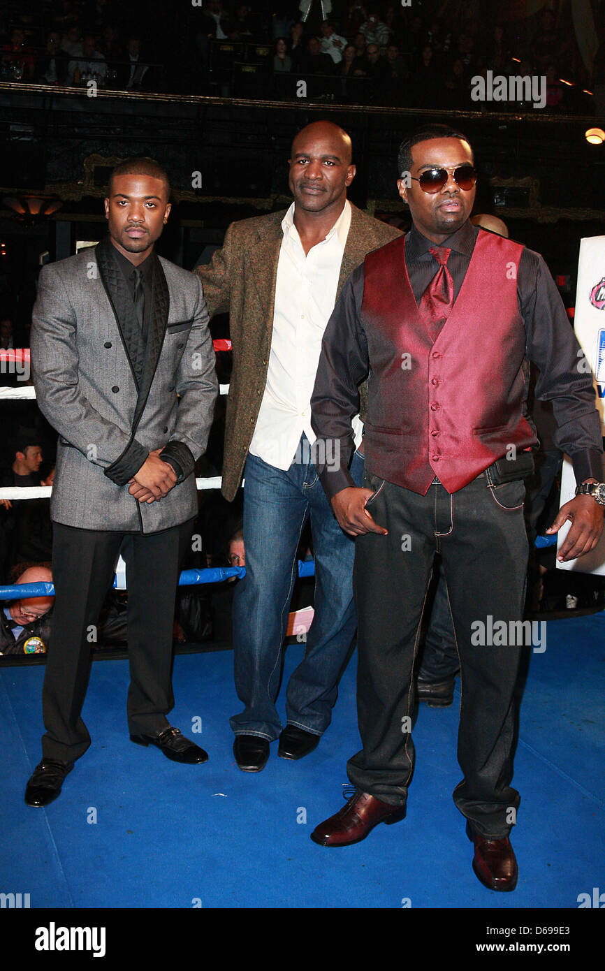 Ray J and Evander Holyfield Celebrities at The Music Box The L.A ...