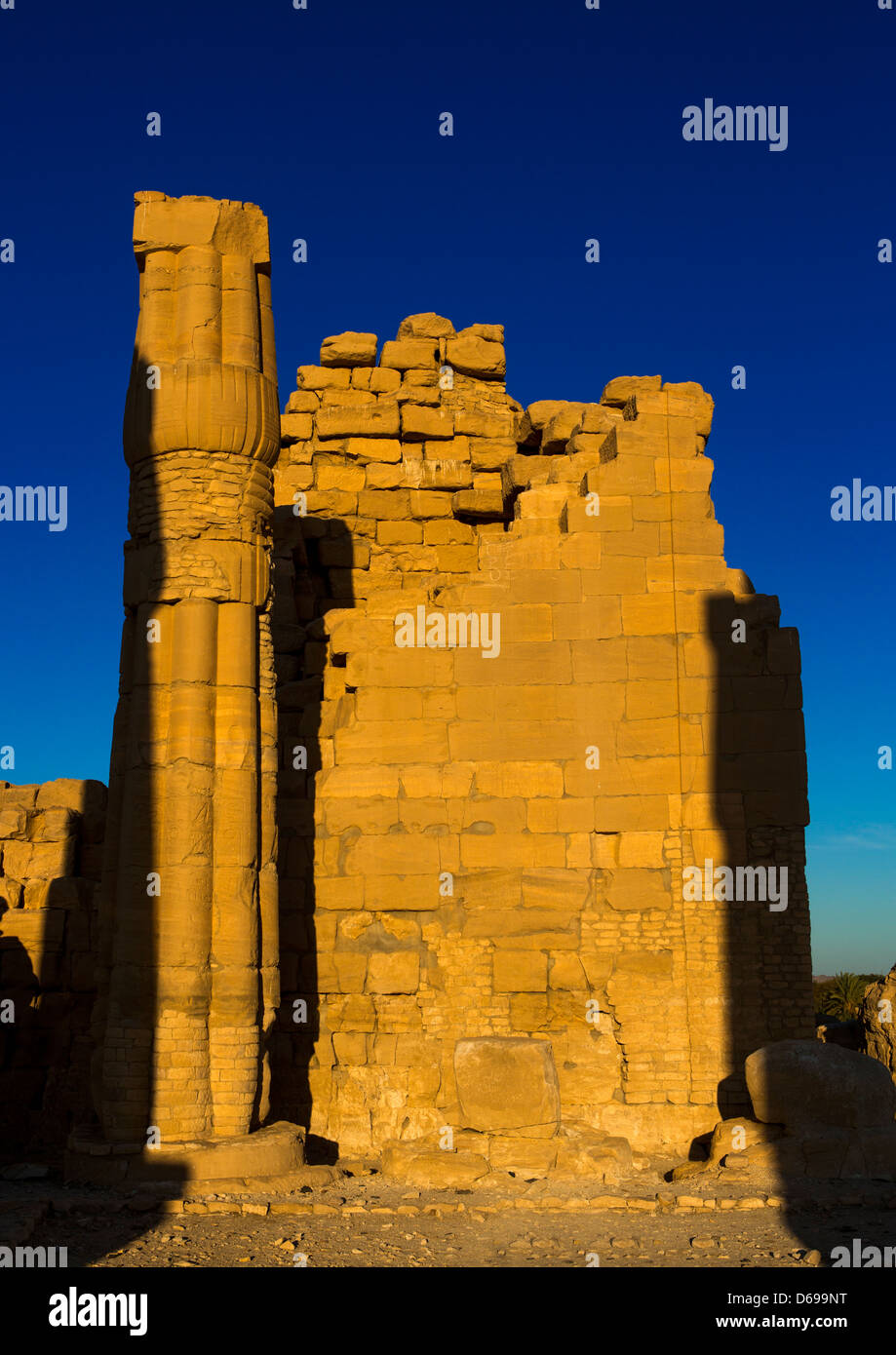 The Big Soleb Temple Built By Amenophis Iii, Soleb, Sudan Stock Photo ...