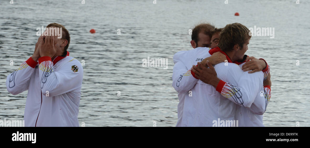 Karl Schulze (L-R), Philipp Wende, Lauritz Schoof , Tim Grohmann of ...