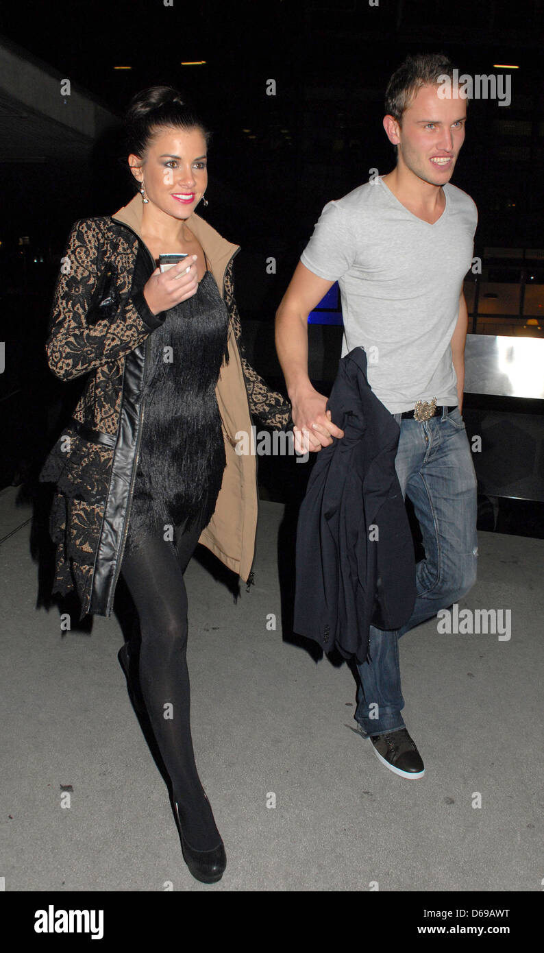 Imogen Thomas and Guest Tia Maria Masquerade Ball held at the Paramount ...