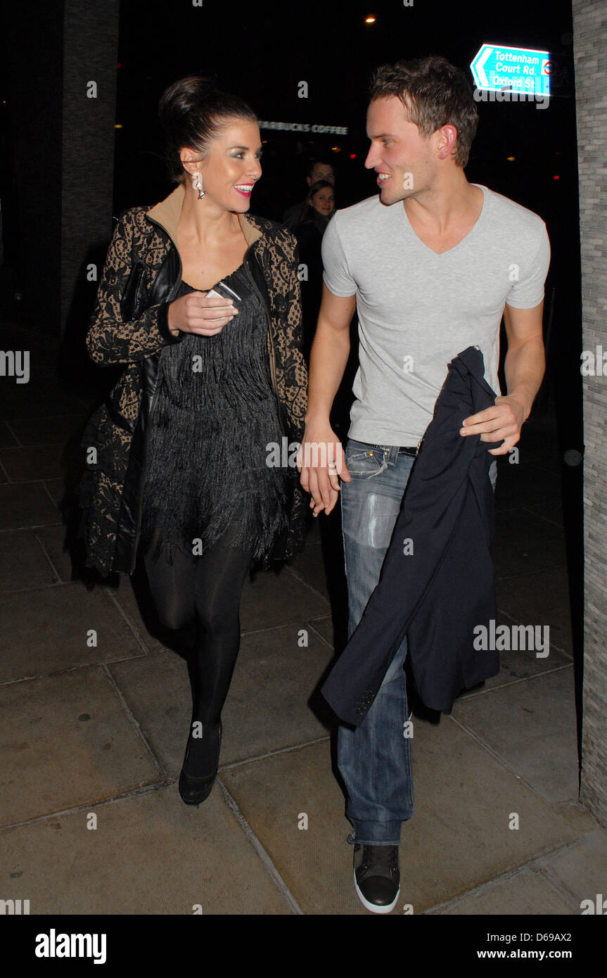 Imogen Thomas and Guest Tia Maria Masquerade Ball held at the Paramount ...