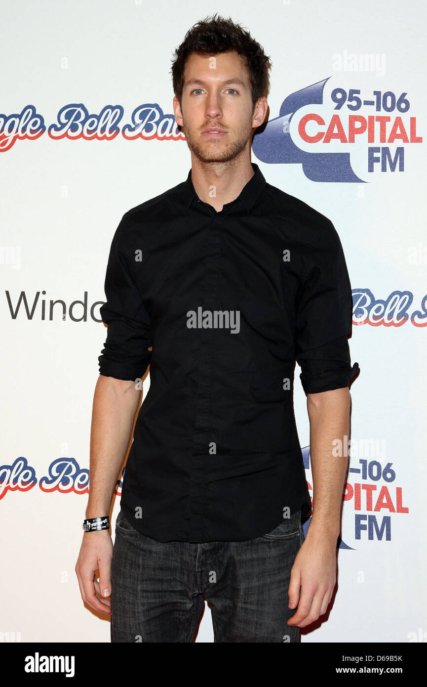 Calvin Harris The Jingle Bell Ball 2011 day one - Arrivals London ...