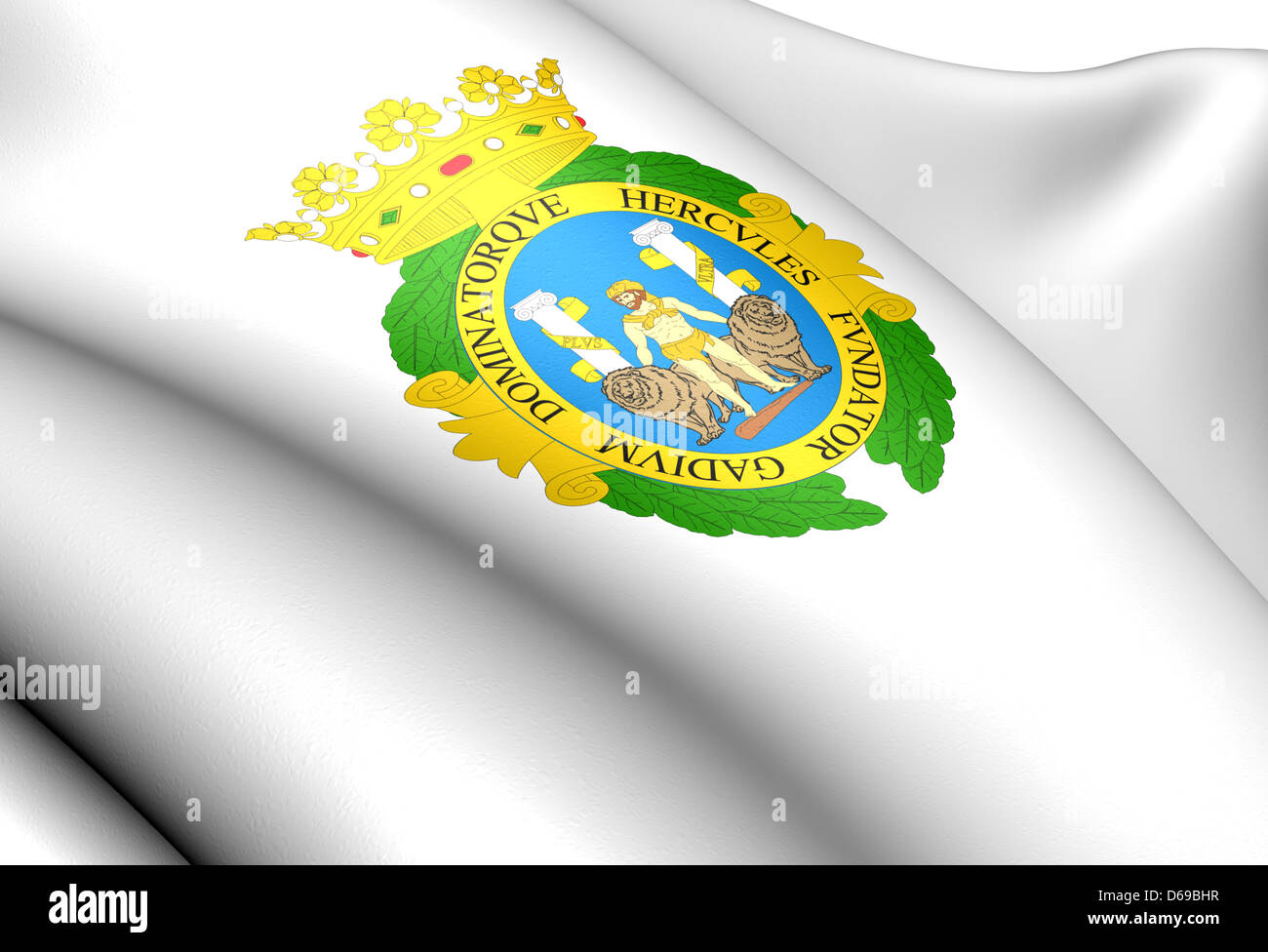 Cadiz city coat of arms Stock Photo - Alamy